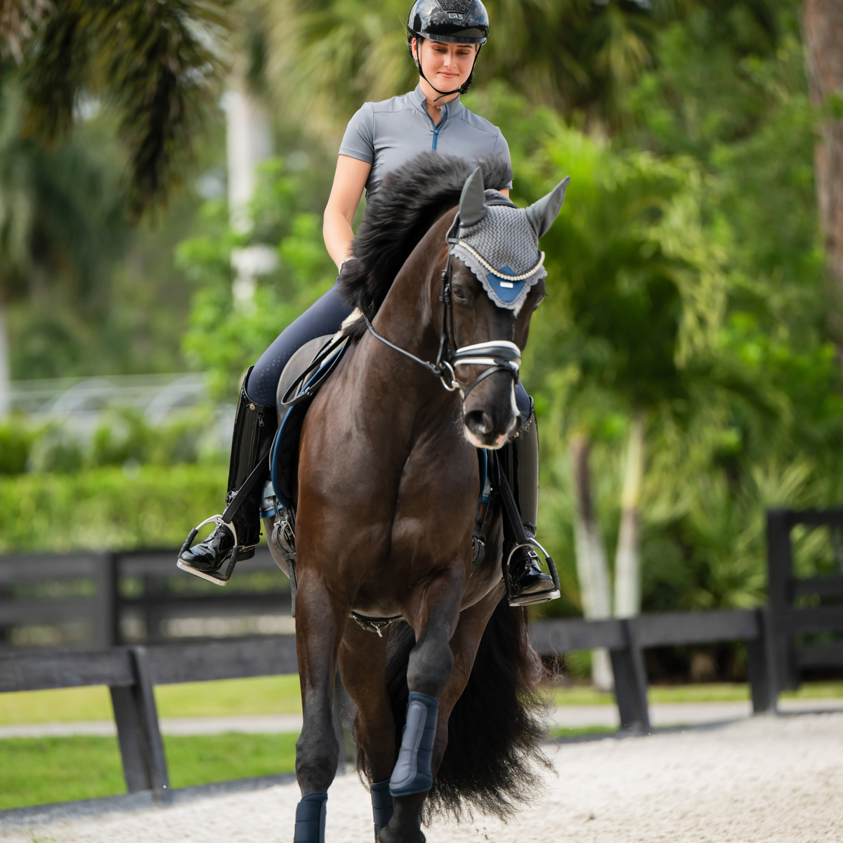 Equestrian Stockholm Metallic Blue – Impulsion Elite Equine Wear