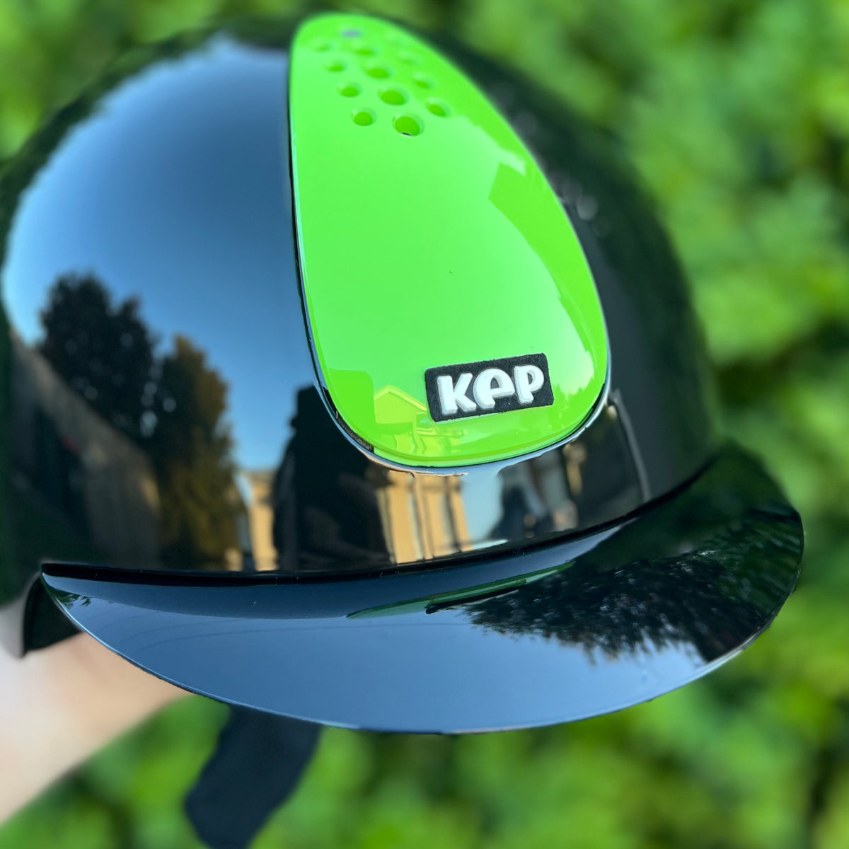 KEP KEPPY Helmet Polish Black/Green – Impulsion Elite Equine Wear