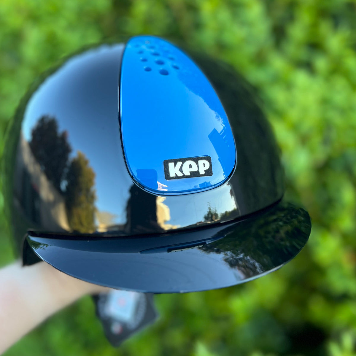 KEP KEPPY Helmet Polish Black/Blue – Impulsion Elite Equine Wear