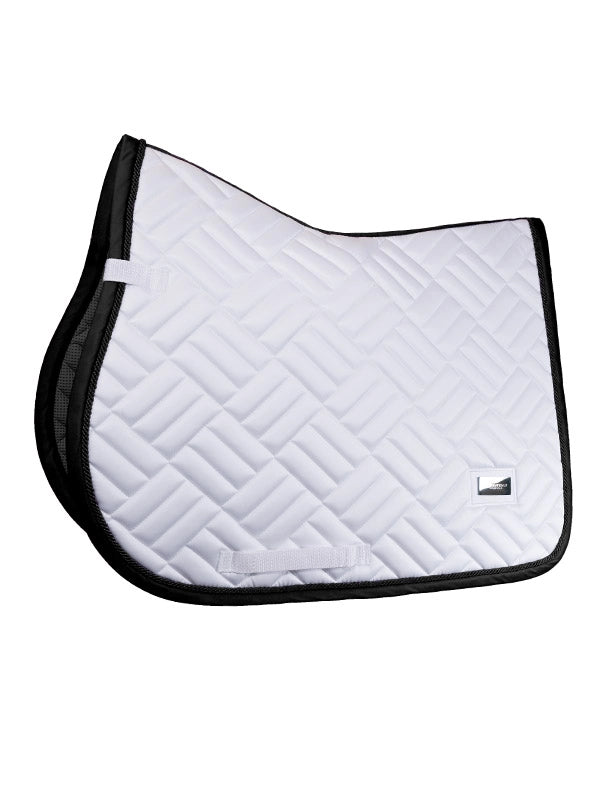 Equestrian Stockholm Modern Jump Saddle Pad White Black Edition ...