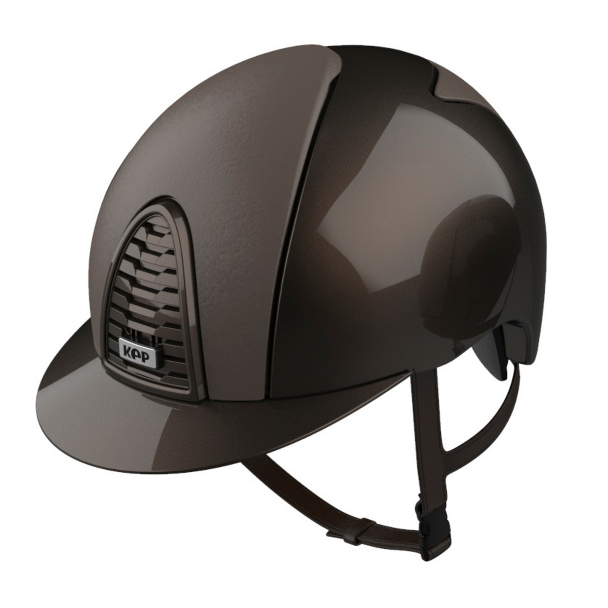 KEP Cromo 2.0 Helmet Polish Brown - Taupe Leather Front & Rear Panels ...
