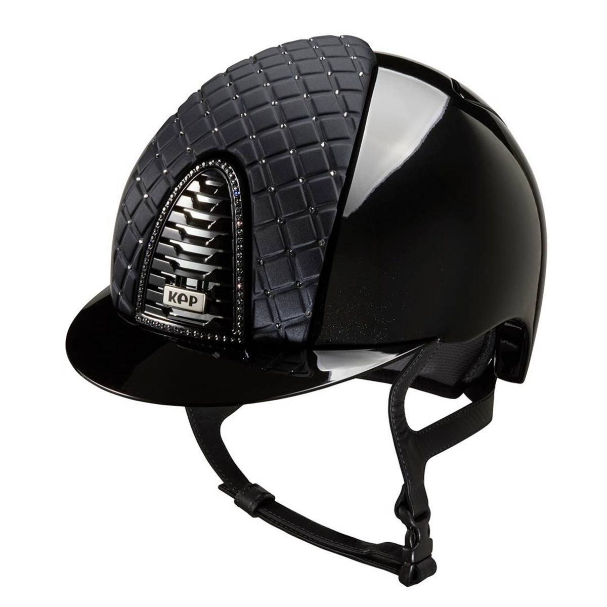 KEP Cromo 2.0 Helmet Polish Black - Satin Milano Cross Front Panel wit ...