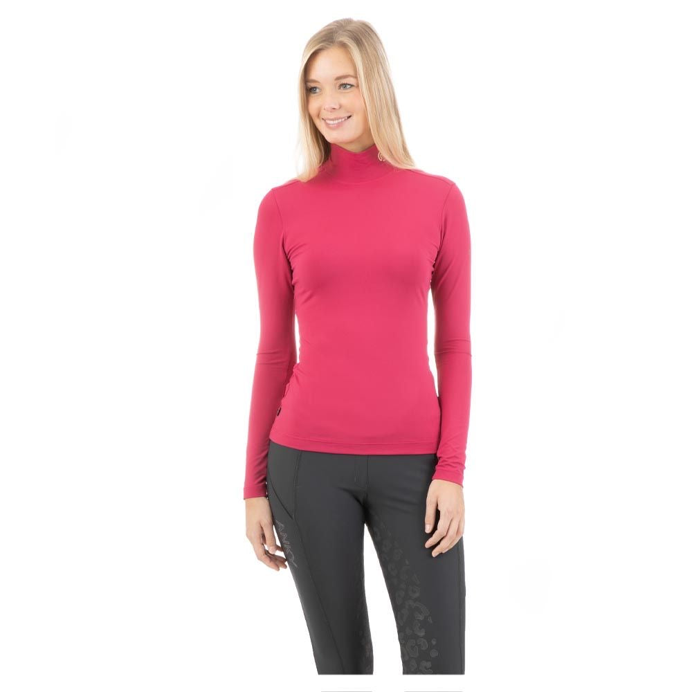 ANKY FW20 Mockneck Fuchsia Red – Impulsion Elite Equine Wear